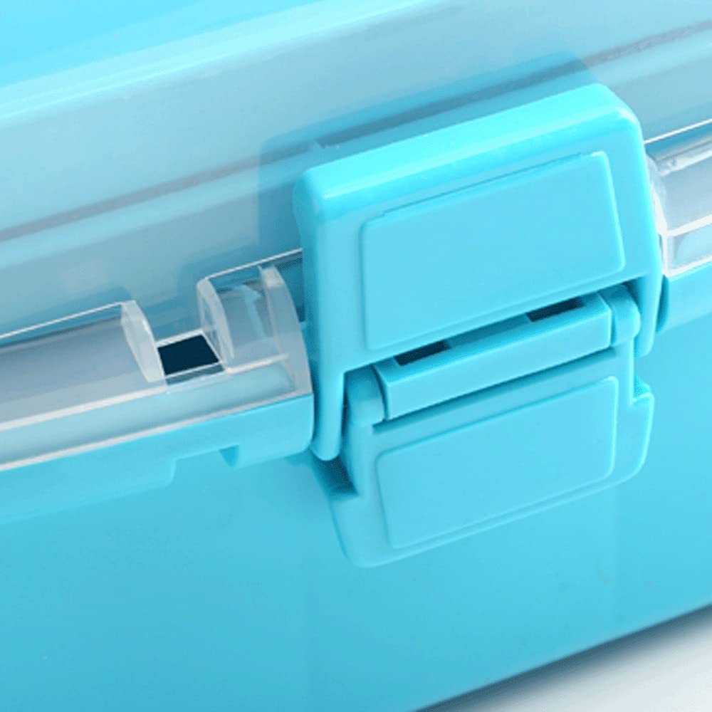 LMMDDP Fishing Gear Accessories Storage Box Portable Box Multifunctional Plastic Three-layer Fishing Tool Box Storage Box