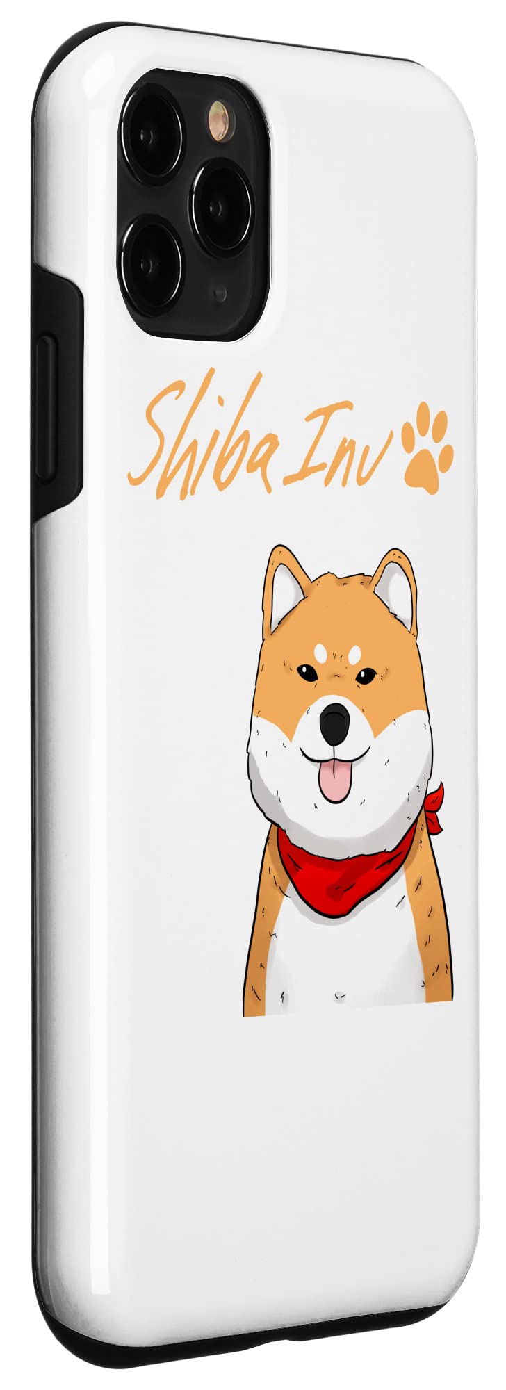 iPhone 11 Pro Funny Shiba Inu Uni Dog Red Scarf Paw Cheeky Japan Cute Case