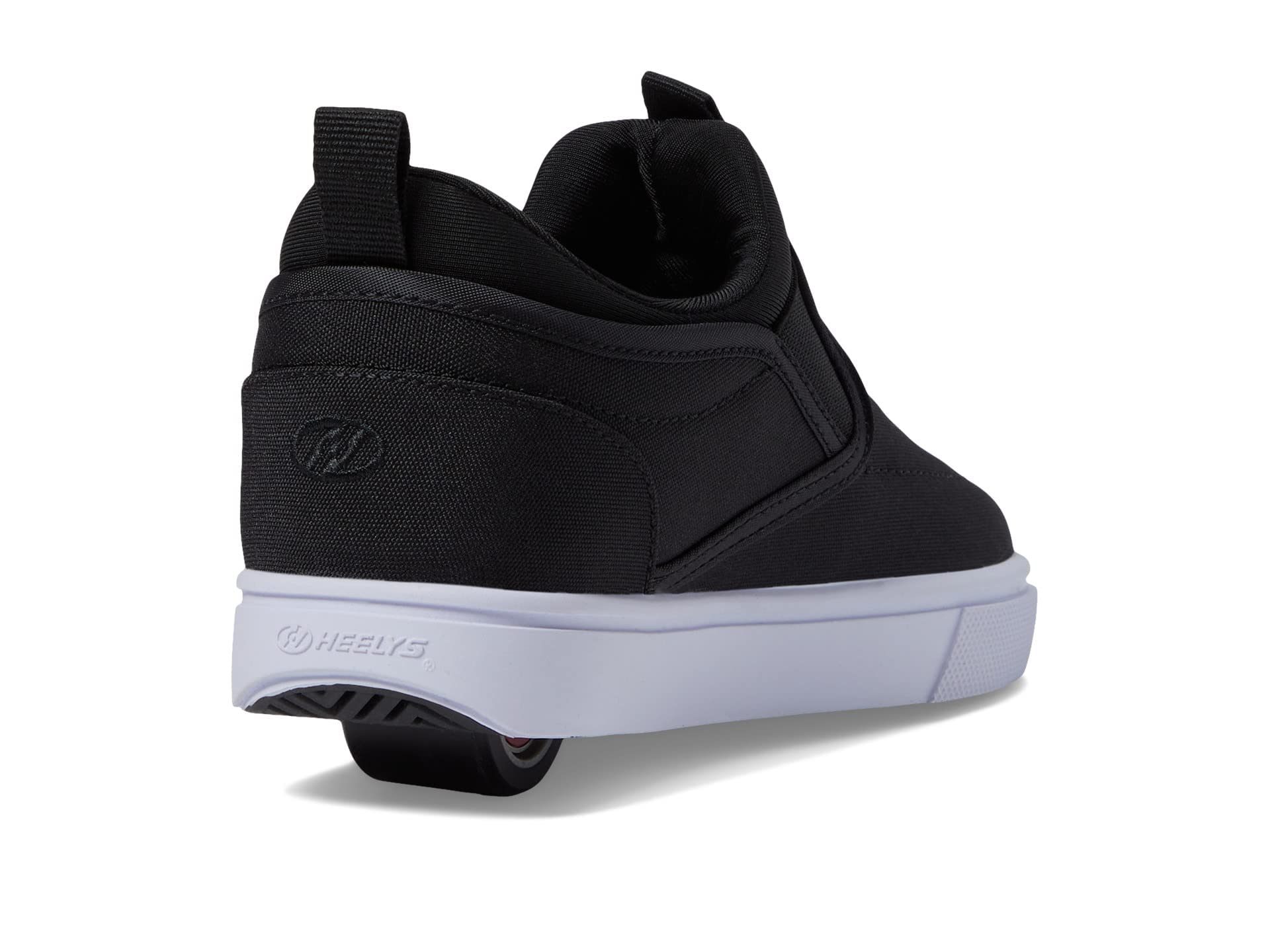 HEELYS J3t Wheeled Heel Shoe, Black/White, 6 US Unisex Big Kid