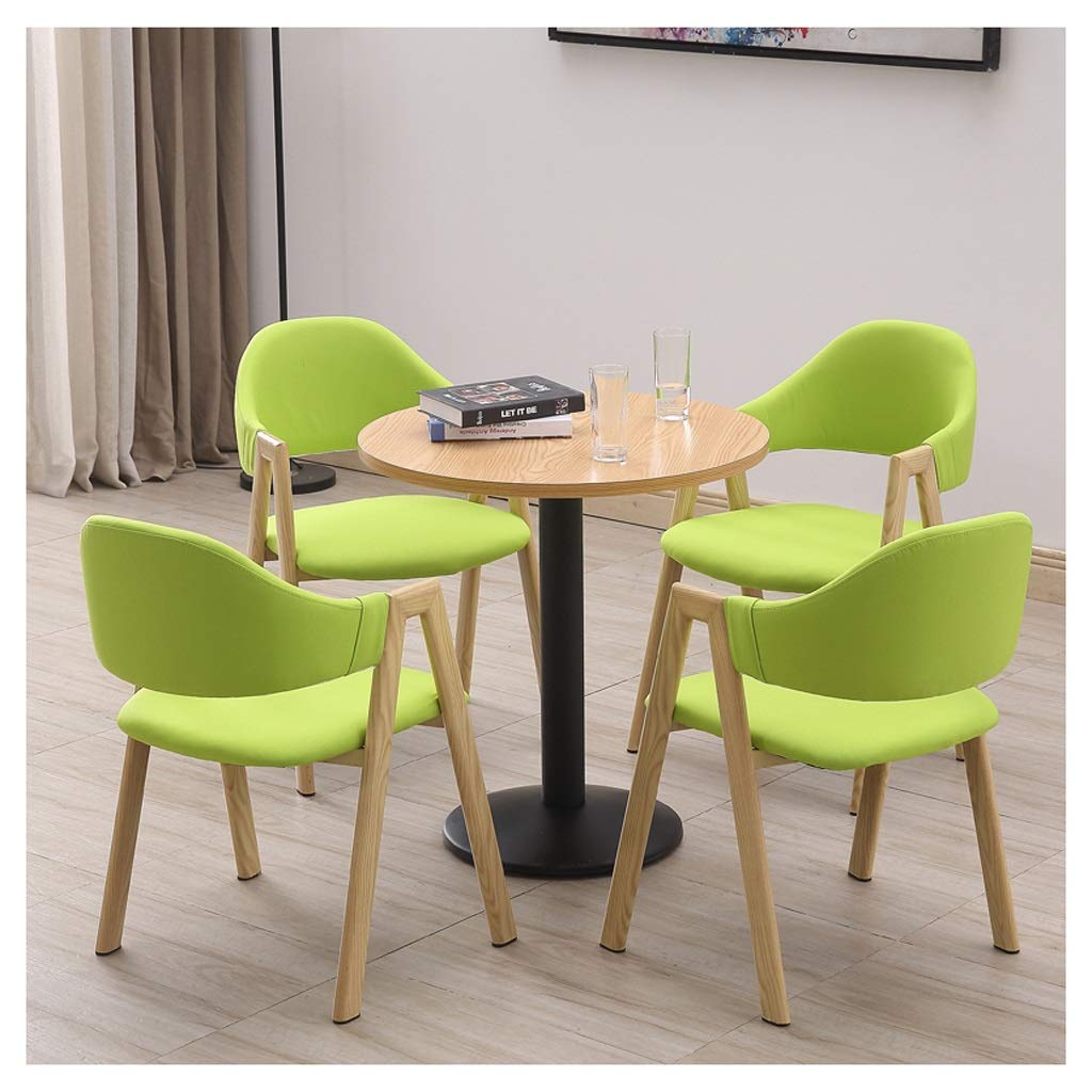 Home Table and Chair Combination Office Reception Leisure Tables and Chairs Balcony Kitchen Living Room Dining Table Modern Round Table Coffee Shop Meeting Room Tea Table Library Clothing Store