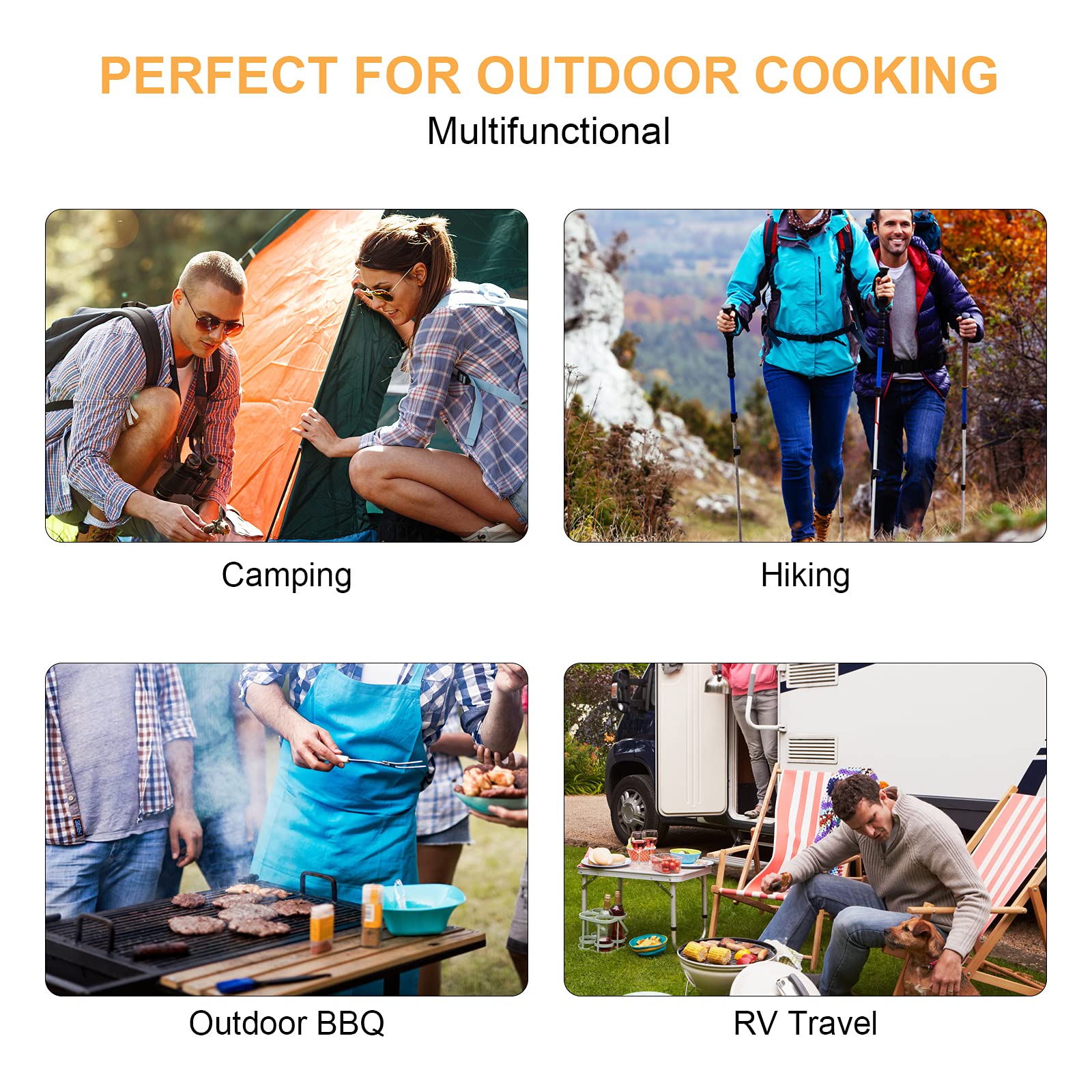HOTaitai Portable Butane Stove with Wind Guard and Carrying Case, Single Burner Gas Stove Sutiable for Camping Emergency Preparedness