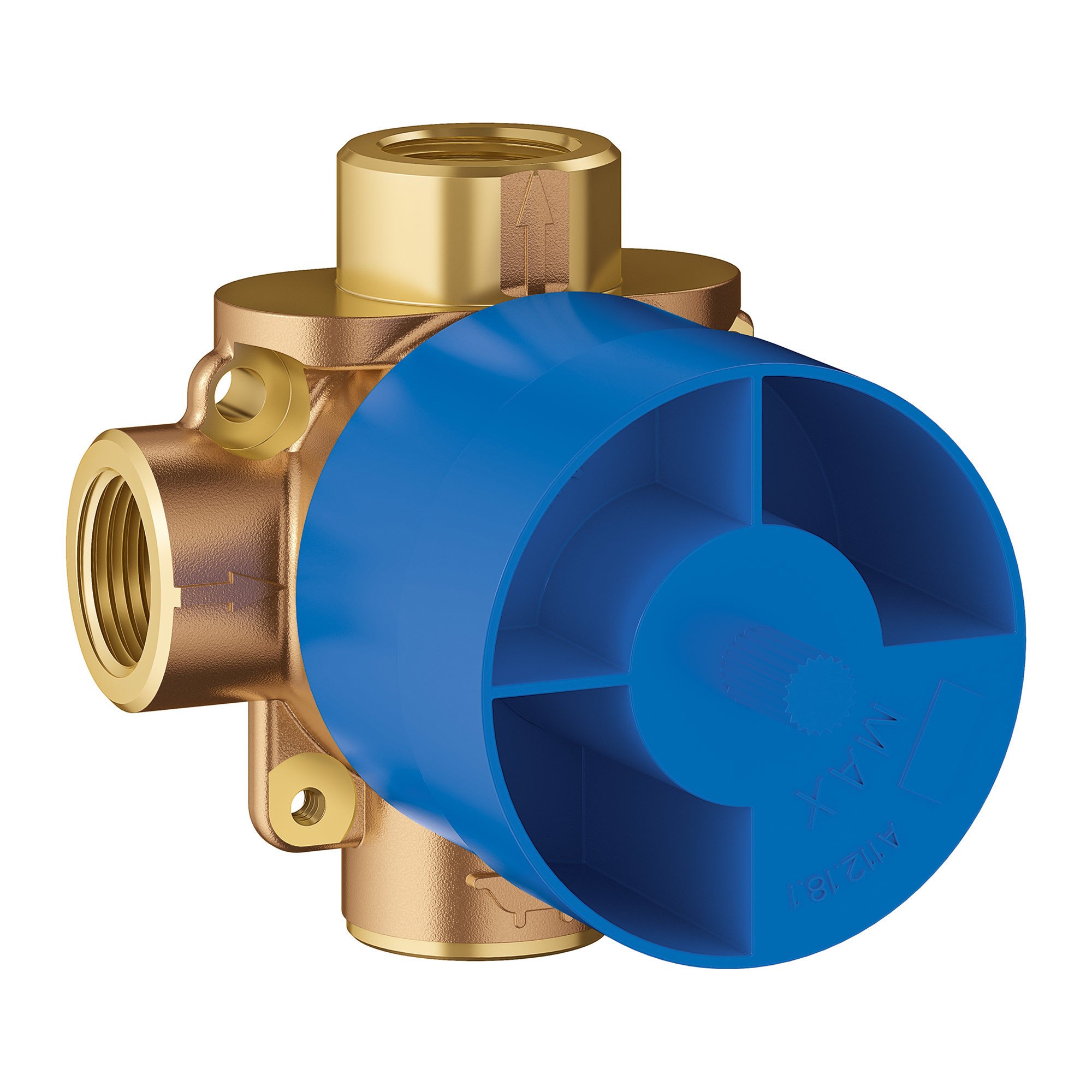 Grohe 29900000 Concetto 1/2 in. 2-Way Pressure Balance Rough Valve, Brass