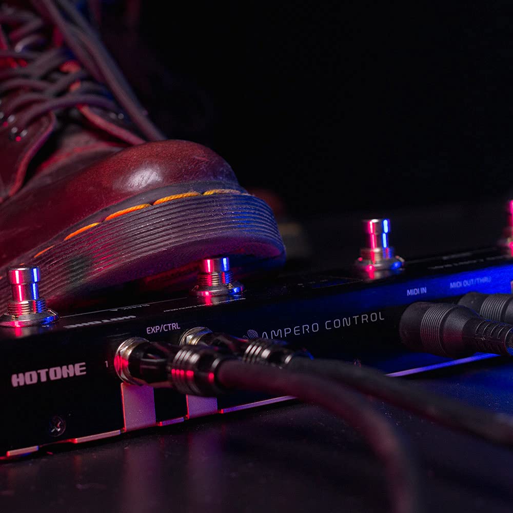 HOTONE MIDI Foot Controller Pedal Bluetooth Ampero Control 4 Button