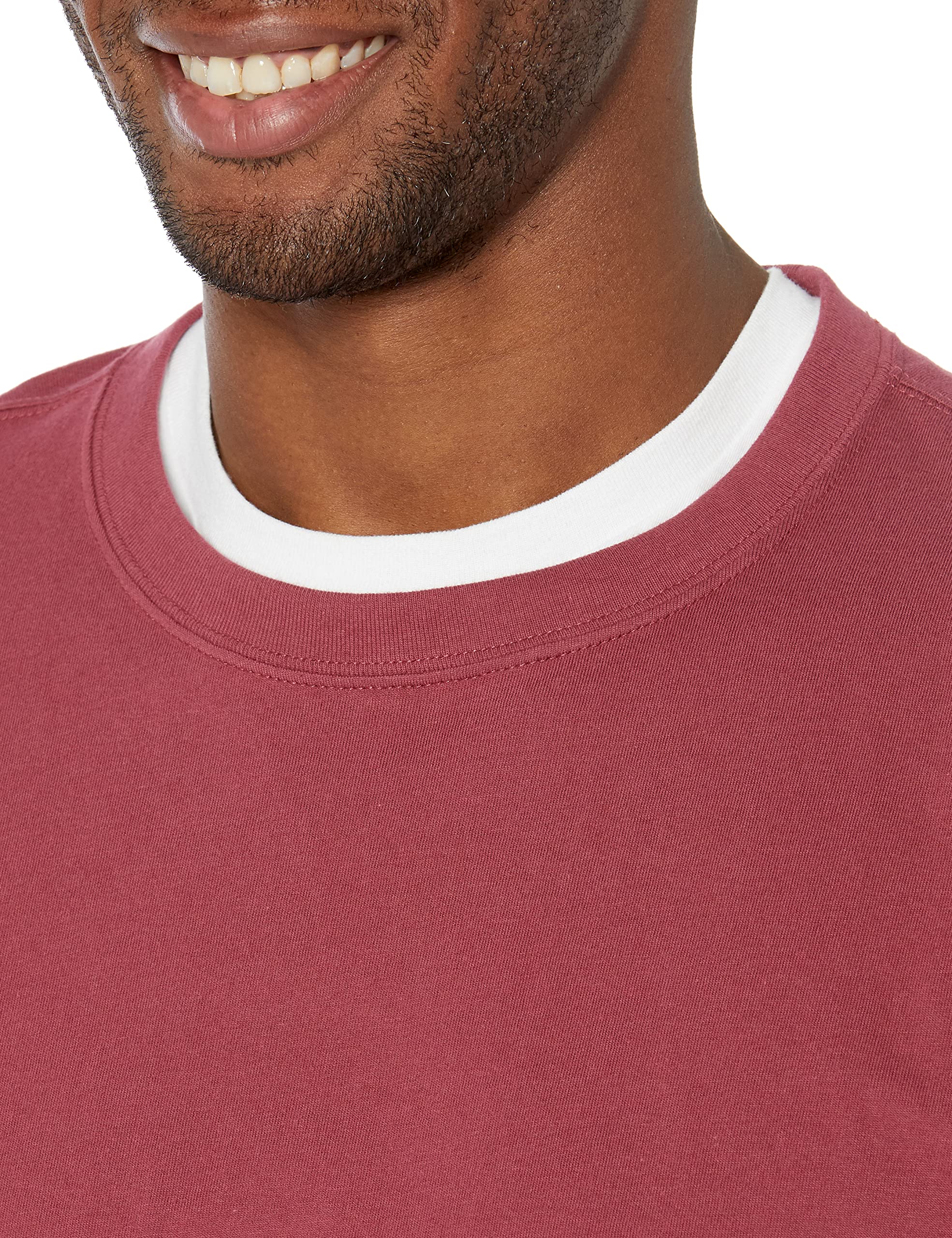 GAP Mens Everyday Soft Long Sleeve T-Shirt RED Clay XXL