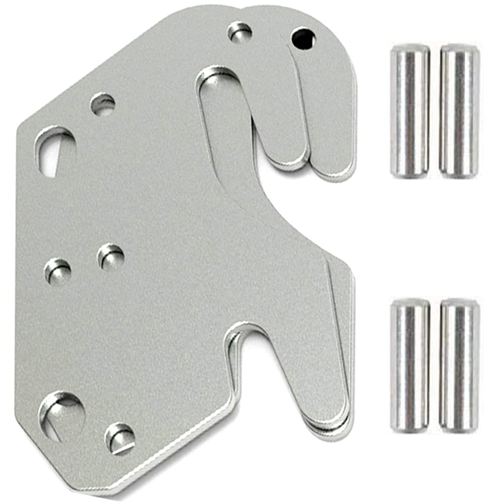 Goodgoods 2Pcs Universal Wood Bed Metal Claw Hook,Bed Rail Hook Bracket,Plates Bed Claws for Wooden Bed Frame,Bed Rail Hook Plates,Bed Frame Hooks,Wood Bed Rail Hooks