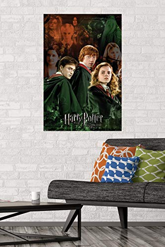 Trends International Harry Potter and the Half-Blood Prince - Trio Collage Wall Poster, 22.375" x 34", Premium Poster & Mount Bundle