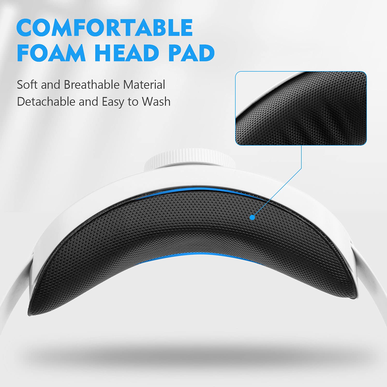 Halo Strap Silicone Face Cover and Silicone Grip Cover Replacement for Quest 2 Elite Strap Comfortable Touch for Oculus Quest 2 Head Strap VR Accessories
