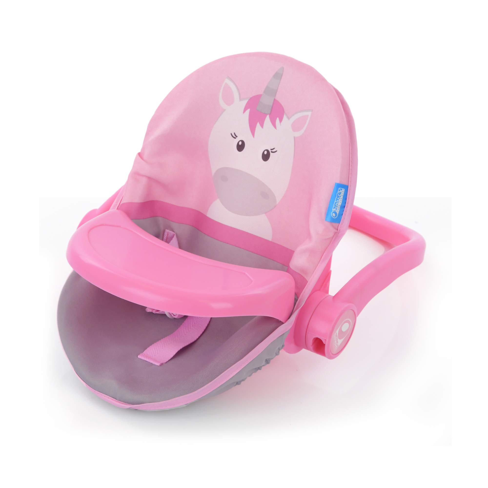 Hauck Unicorn Doll Stroller & Care Set Includes a Doll Stroller, Swing and high Chair Combo, Multi