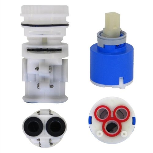Genuine OEM Gerber 97-013 92-298 Hardwater Replacement Shower Ceramic Disc Cartridge With Temperature Limit Stop Pressure Balance Cartridge For 49-600/800