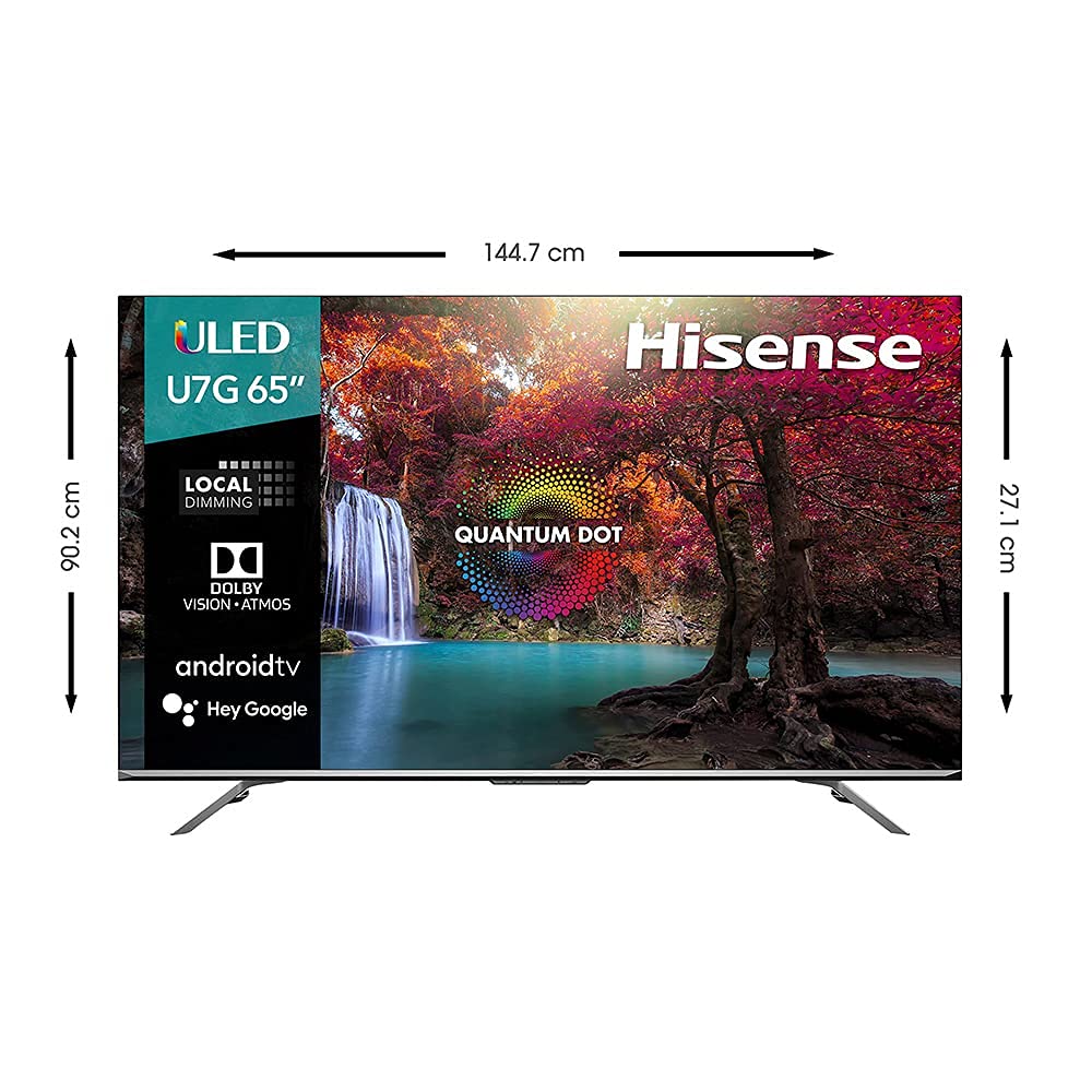 Hisense 65U7G / 65U7G / 65U7G 65 inch U7G 4K ULED Android Smart TV (Renewed)