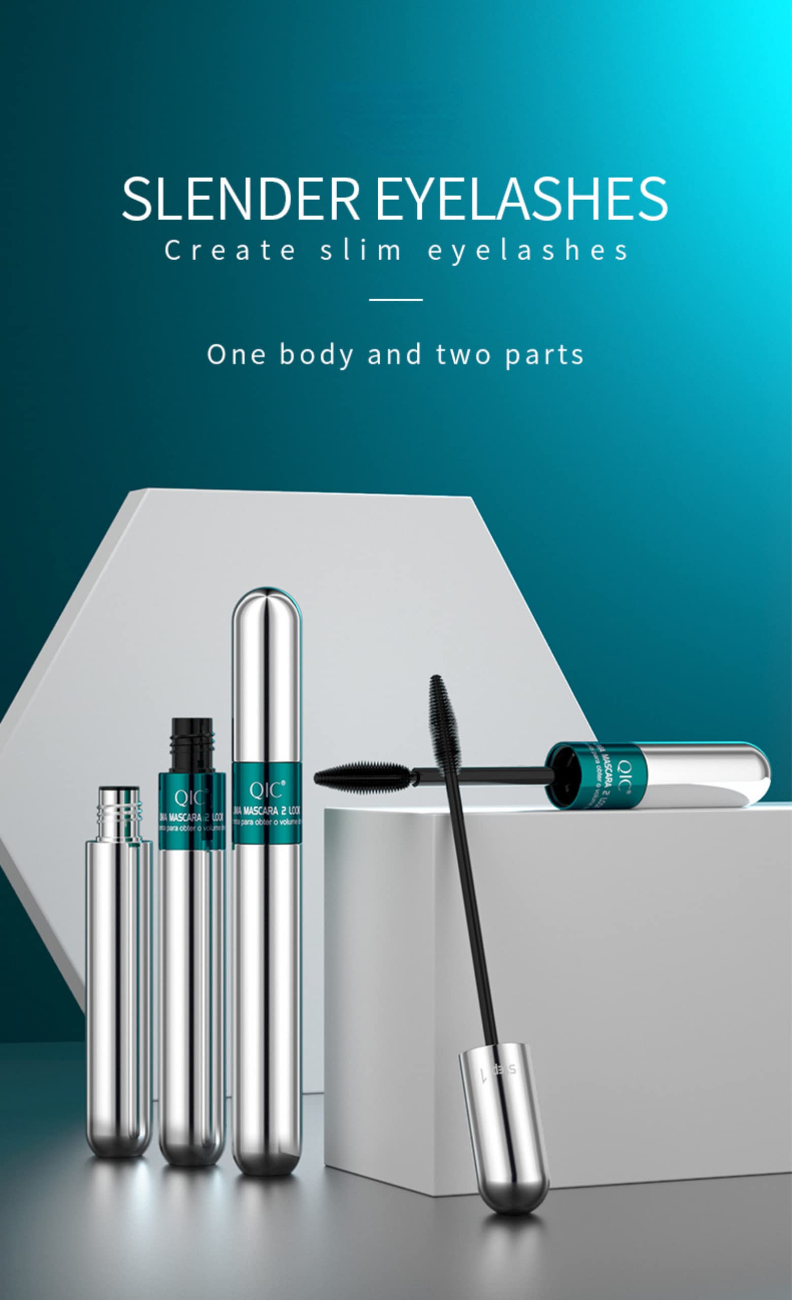 JKMXBX lash cosmetics mascara waterproof, Lasting 4d Lash for Vibely 5x Longer, Beauty Charming Eye Make Up