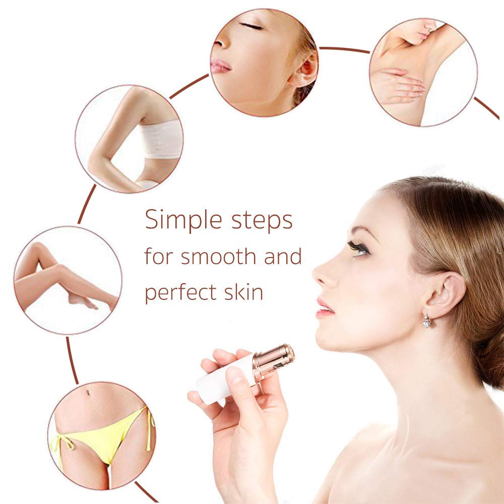 Generation 2 Replacement Heads for Flawless Facial Hair Remover, Replacement Blades for Old Finishing Touch Flawless Hair Removal