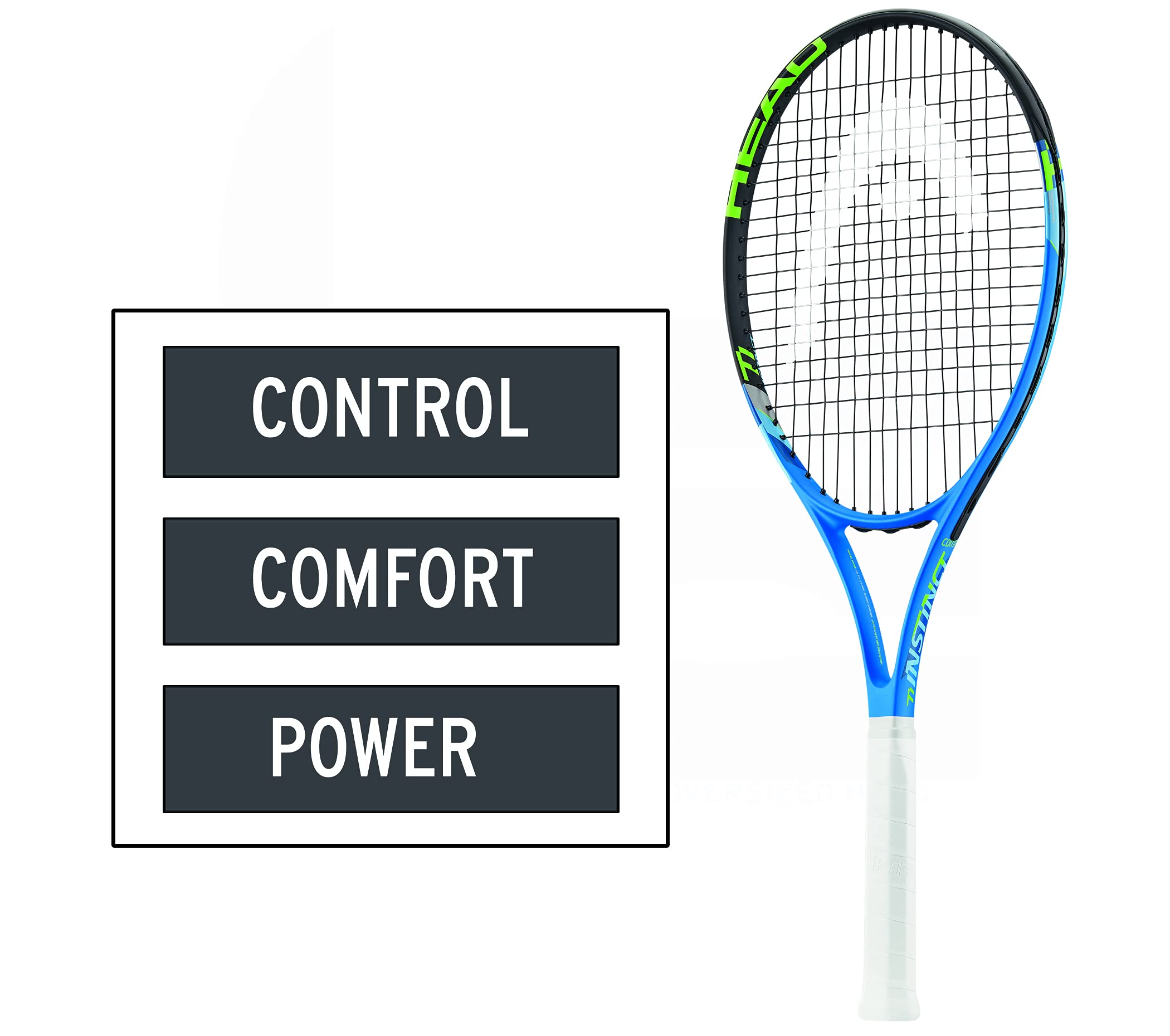 HEAD Ti. Instinct Pre-Strung 27 in. Black/Blue Tennis Racquet