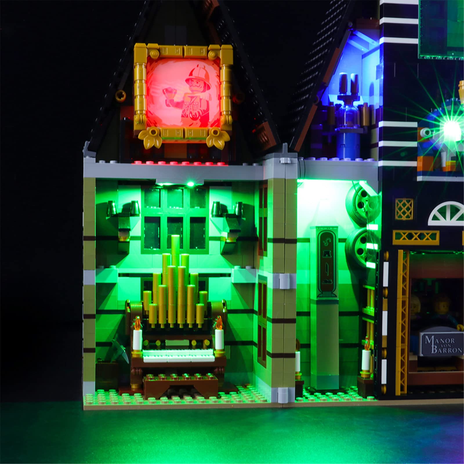 LIGHTAILING Led Lighting Kit for Lego- 10273 Haunted-House Building Blocks Model - LED Light Set Compatible with Lego Model(Not Include Lego Model)