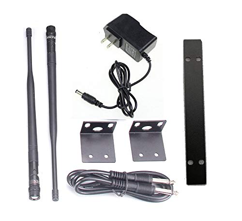 GTD Audio 2x100 Adjustable Channels UHF Wireless Microphone, Rang up to 400fts DJ Karaoke System w/Metal Mics (2 Hand Mics)