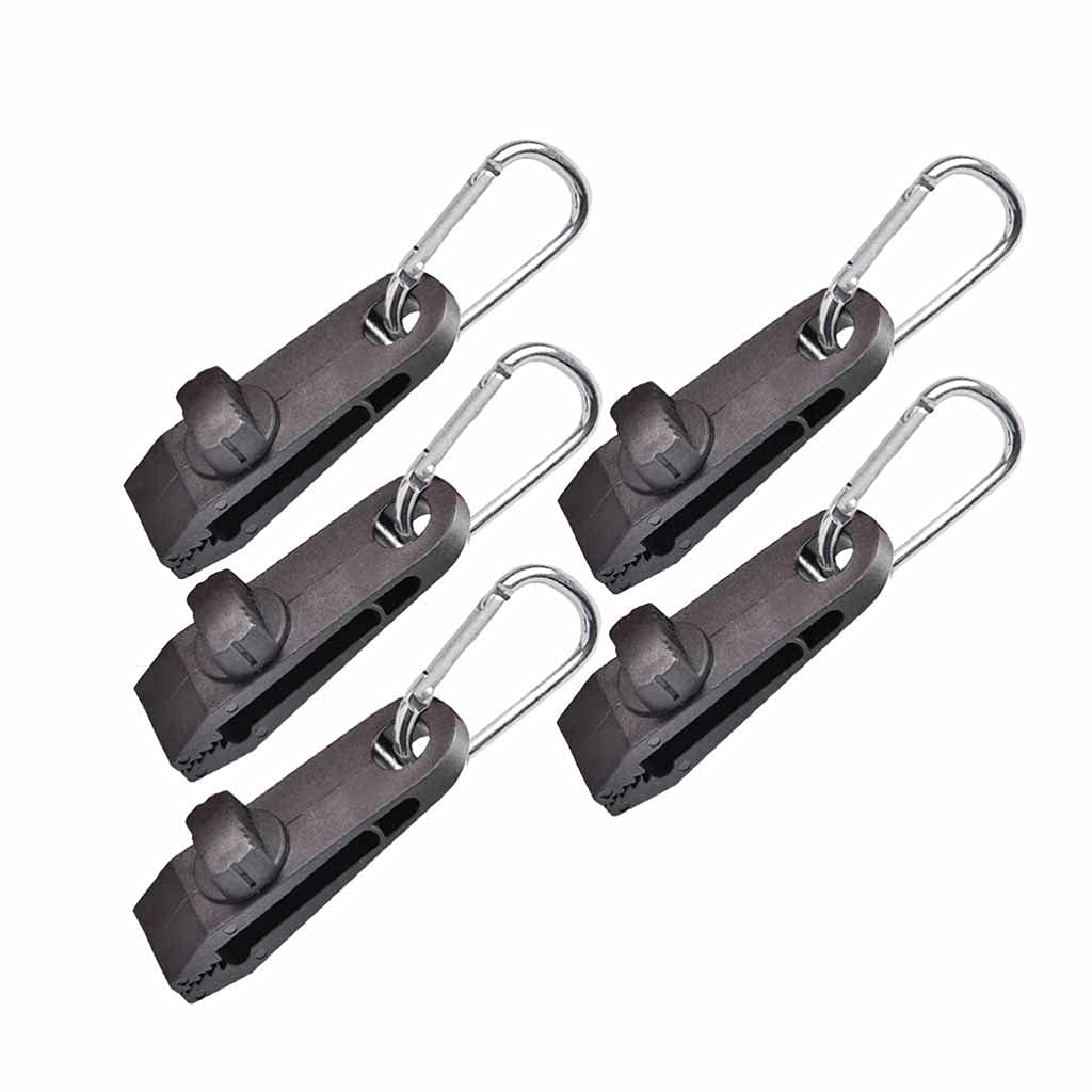 LMMDDP 10pcs Tarp Clips Heavy Duty Windproof Awning Clamp Grip Tent Clips Camping Carabiner Hook Buckle Clip Camping Accessory for Outd