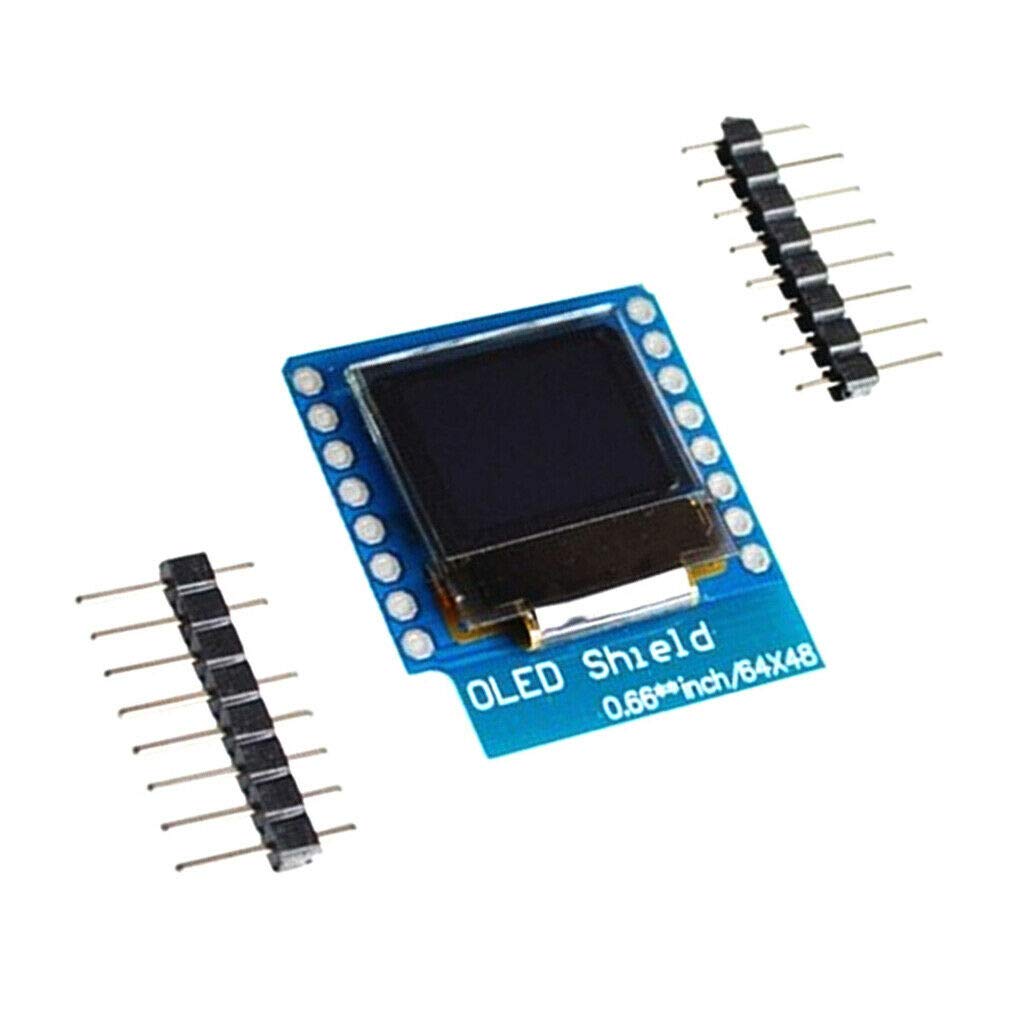 Gump's grocery OLED Shield for WeMos D1 Mini 0.66" inch 64X48 IIC I2C for Arduino Compatible