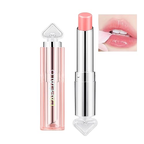 Hydrating Lip Balm, Magic Color Changing Lipstick, Long Lasting Color Change Lip Gloss Mood Lipstick For Women （Peach）