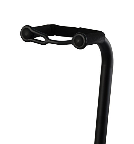 Gator Frameworks Adjustable Guitar Stand, Holds Single Electric or Acoustic Guitar (GFW-GTR-1000),Black