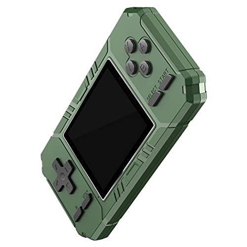 LILYRIN Retro Portable Mini Handheld Game Console 8-Bit 3.0 Inch Color Screen LCD Game Player Built-in 500 Games-Green