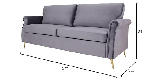 GURLLEU SF6004-Gray Love Seats, Gray