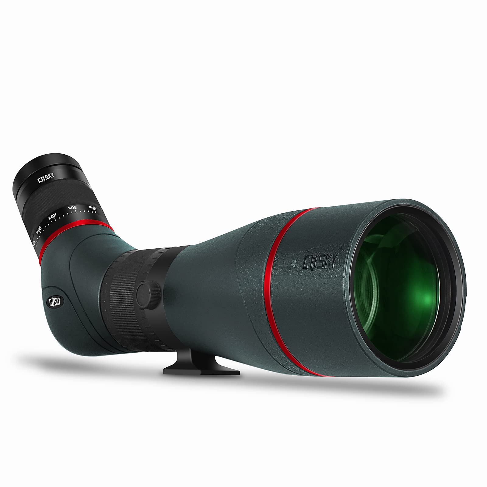Gosky EagleView Upgrade 20-60x85mm ED Spotting Scope - Ultra High Definition & Extra-Low Dispersion Optics Spotter Scope with Smartphone Adapter