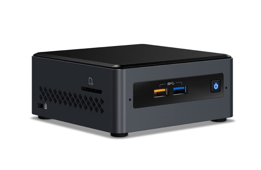 Intel NUC7CJYHN School & Business Mini Desktop Bundle with High Performance Docztorm Hub Celeron J4005 2-Core, 8GB RAM, 256GB SATA SSD, WiFi, Bluetooth, 2xHDMI, Win 10 Pro