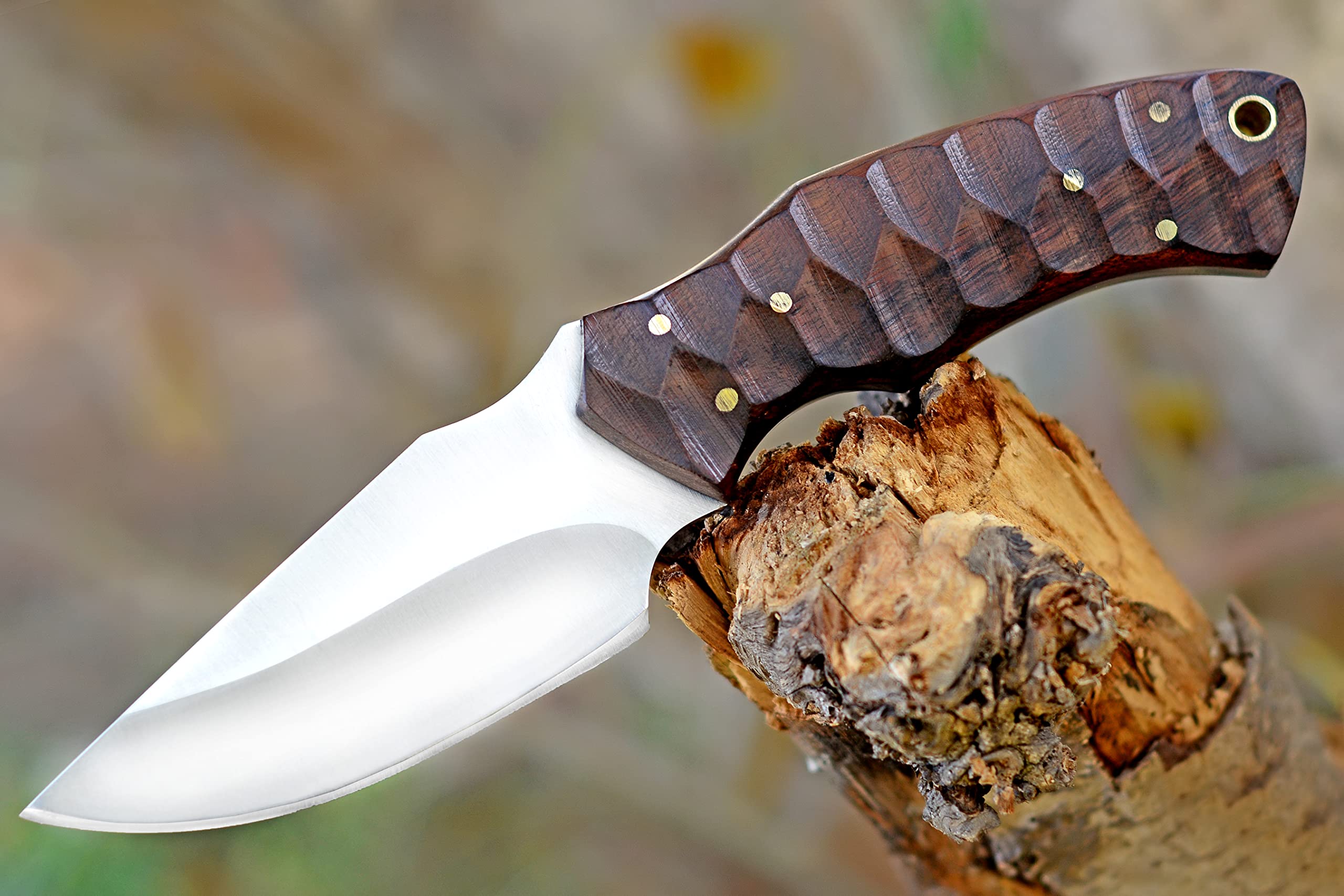 Handmade 1095 Carbon Steel Hunting Knife With Sheath Fixed Blade Camping,Outdoor knifes Bushcraft Skinner Knife For Men