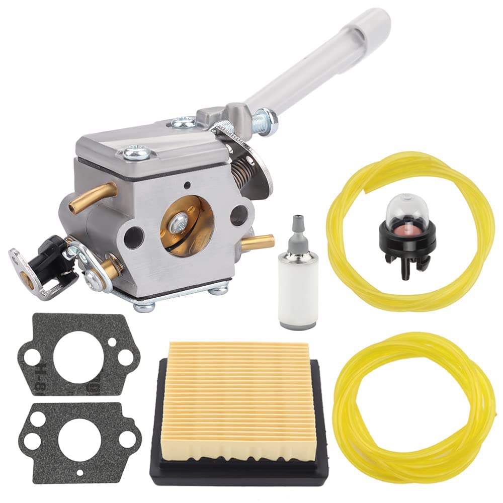 Harbot BP42 Carburetor with 900777005 Air Filter for Ryobi RY08420A RY08420 308054079 530069247 308054093 Carb Tune Up Kit