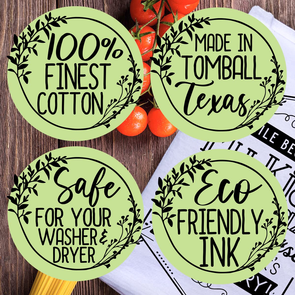 I Smile Because My Kids Think I'm Crazy I Laugh Because They Don't Know It's Hereditary - Funny Joked Themed Kitchen Tea Towels - Decorative Dish with Sayings, Housewarming Gifts Multi-Use Cute Mother
