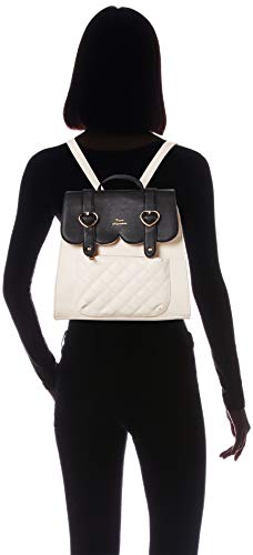 UNIQUE(ユニック) Unic UK-9739 Heart Buckle Backpack, Black/Ivory