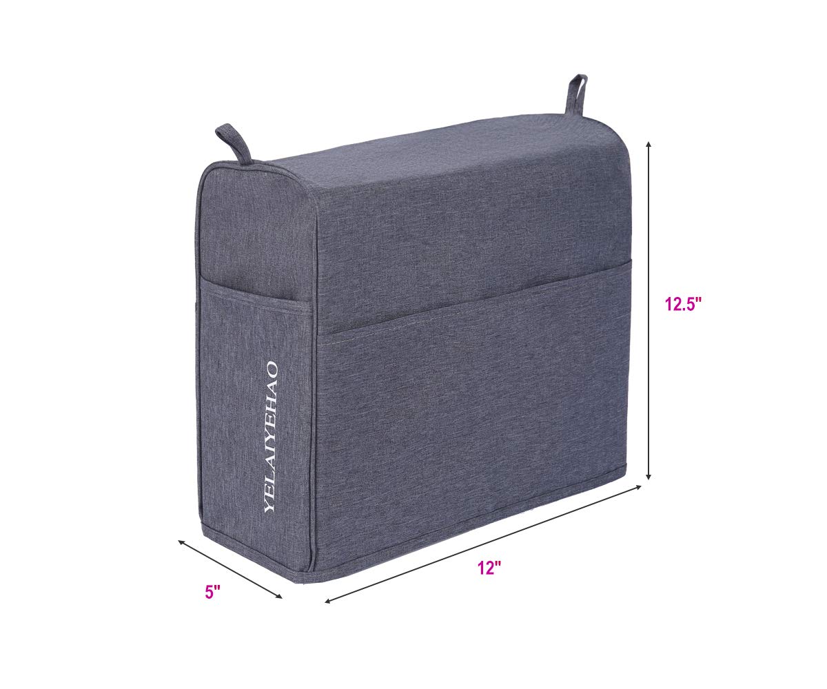 YELAIYEHAO Single Serve Coffee Makers Cover for Keurig Coffee Maker K-Mini (grey, 12"X5"X12.5")