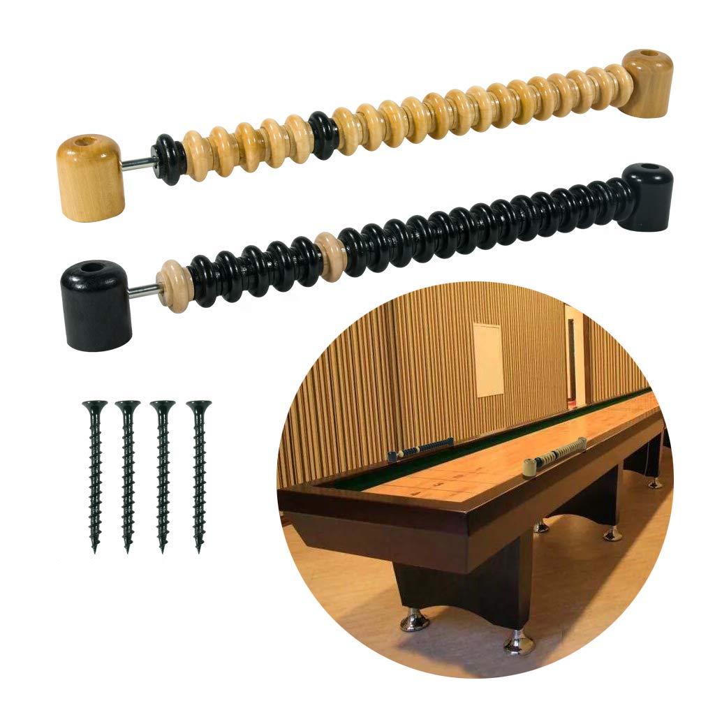 JS&YY Shuffleboard Score Keeper,Shuffleboard Scoreboard,Classic Wooden Bead Score System,Used with Shuffleboard Table