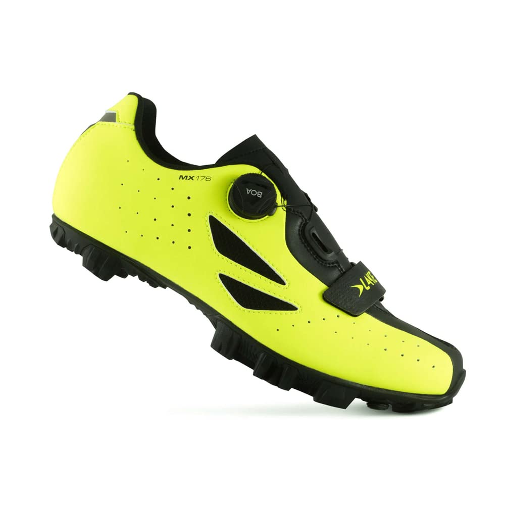 Lake MX176 Mountain Bike Shoes HIVIZ-YLLW-BLK 45