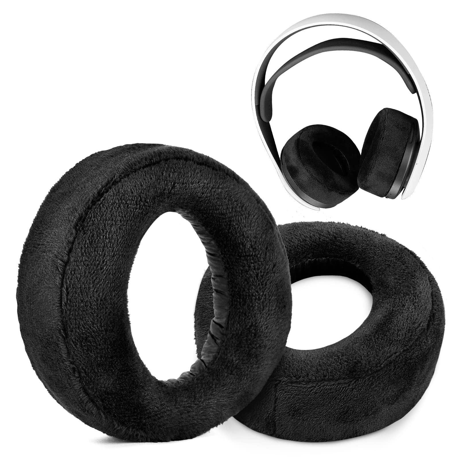 LOXIDA PS5 Headset Earpads Pulse 3D Wireless Ear Pads Cushions Replacement for Sony Playstation 5/PS5/Pulse 3D Wireless Gaming Headset Ear Cups (Velvet)