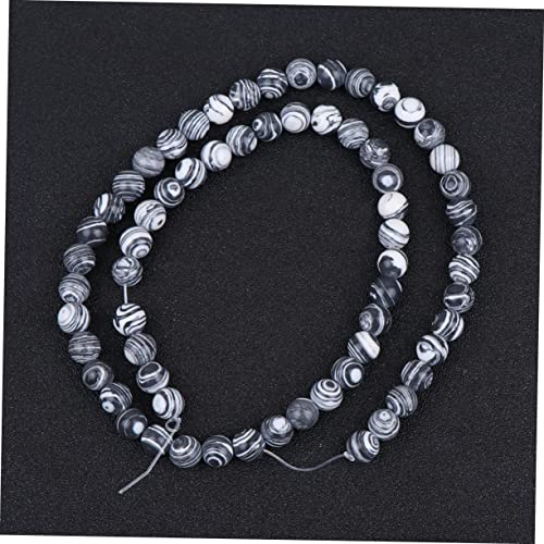 Round Loose Beads 92pcs Crystals Beads Kit Gasket Material Loose Beads for Loose Beads Charms Malachite Gemstone Bead Colored Stone Beads DIY Craft Beads Making Bead Suite Beads