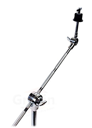 GRIFFIN Cymbal Stand Hardware Pack 4 Piece Set | Full Size Percussion Drum Hardware Kit with Snare Mount, Hi-Hat Pedal, Cymbal Boom, & Straight Cymbal Stand | Lightweight & Portable | Perfect for Gigs