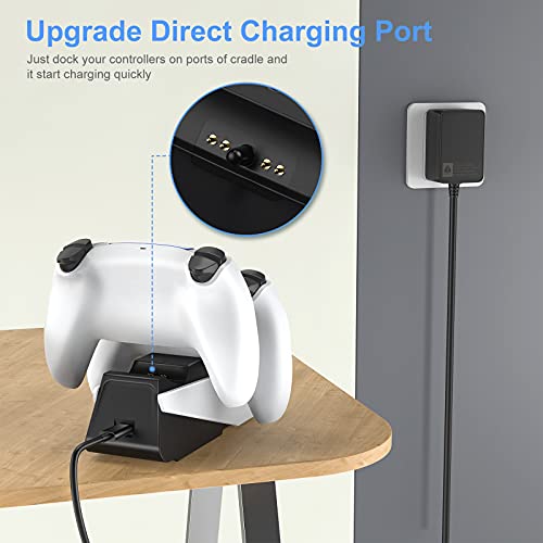 KINGTOP Charging Station Compatible with Playstation 5
