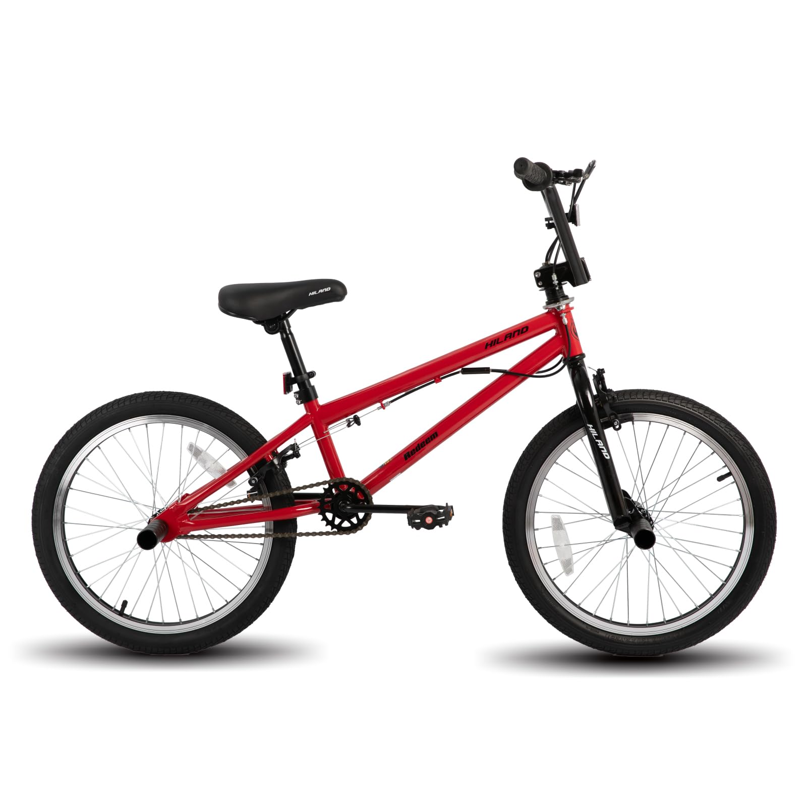 Hiland 20" Kids Bike for Boys BMX Freestyle Bicycle Red