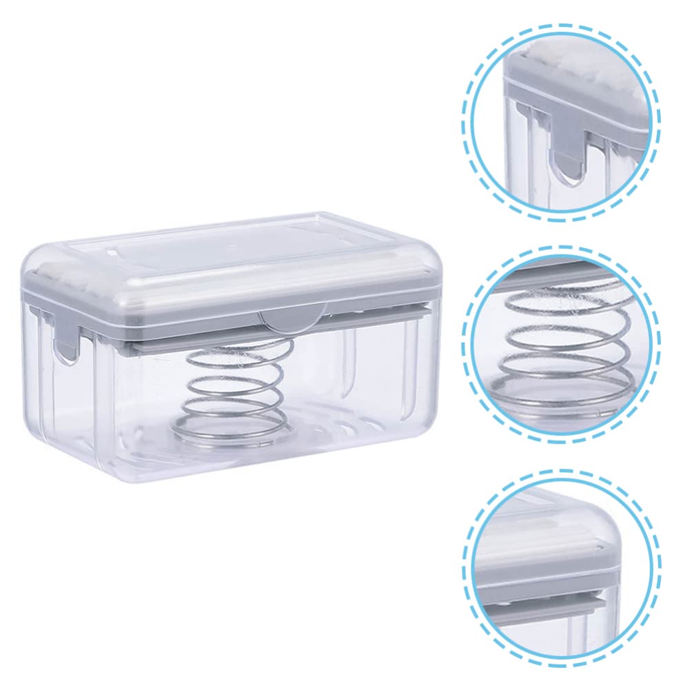 iplusmile Box Soap Box Foaming Soap Dispenser Laundry Soap Dispenser Dish Soap Dispenser Soap Bar Holder Soap Dish Kitchen Soap Dispenser Bar Soap Travel Plastic Makeup Household