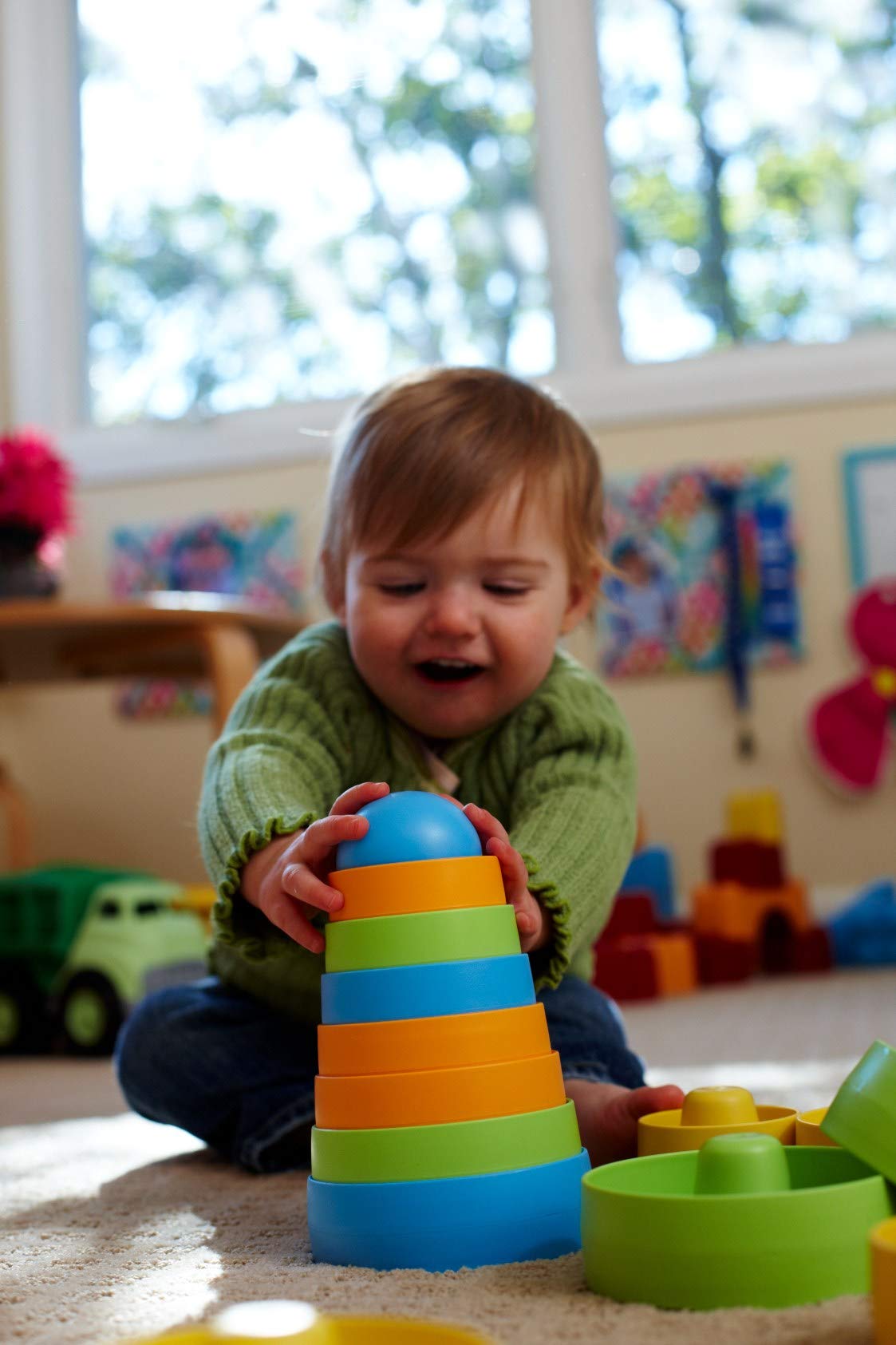 Green Toys Stacker & Shape Sorter Set