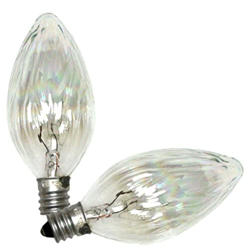 Ge Decorative Flame Shape Light Bulb 15 W 105 Lumens Candelabra 3-1/8 In. Auradescent Card / 2