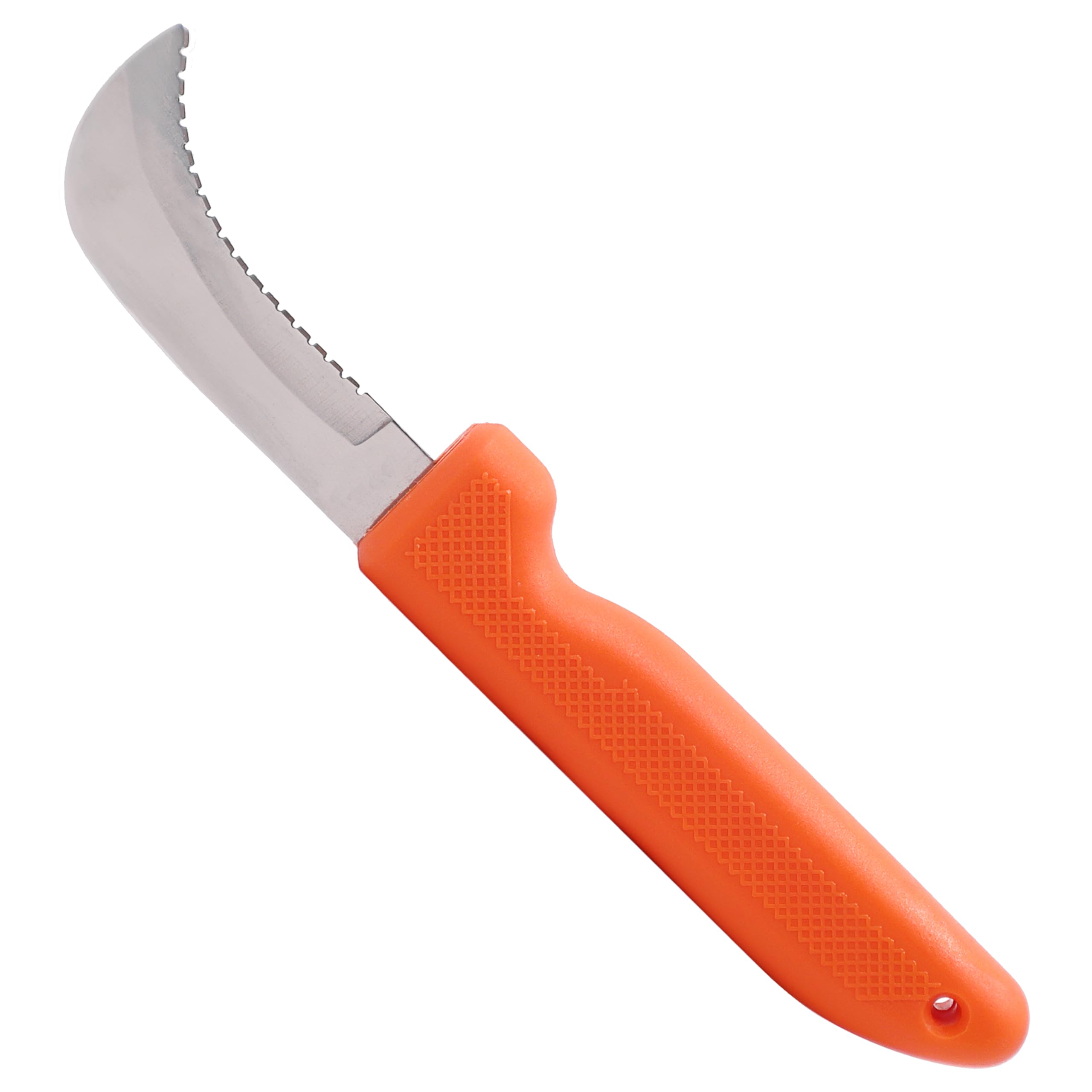 Zenport K102 Harvest Utility Knife, Landscape and Sod, 3-Inch Stainless Steel Serrated Blade