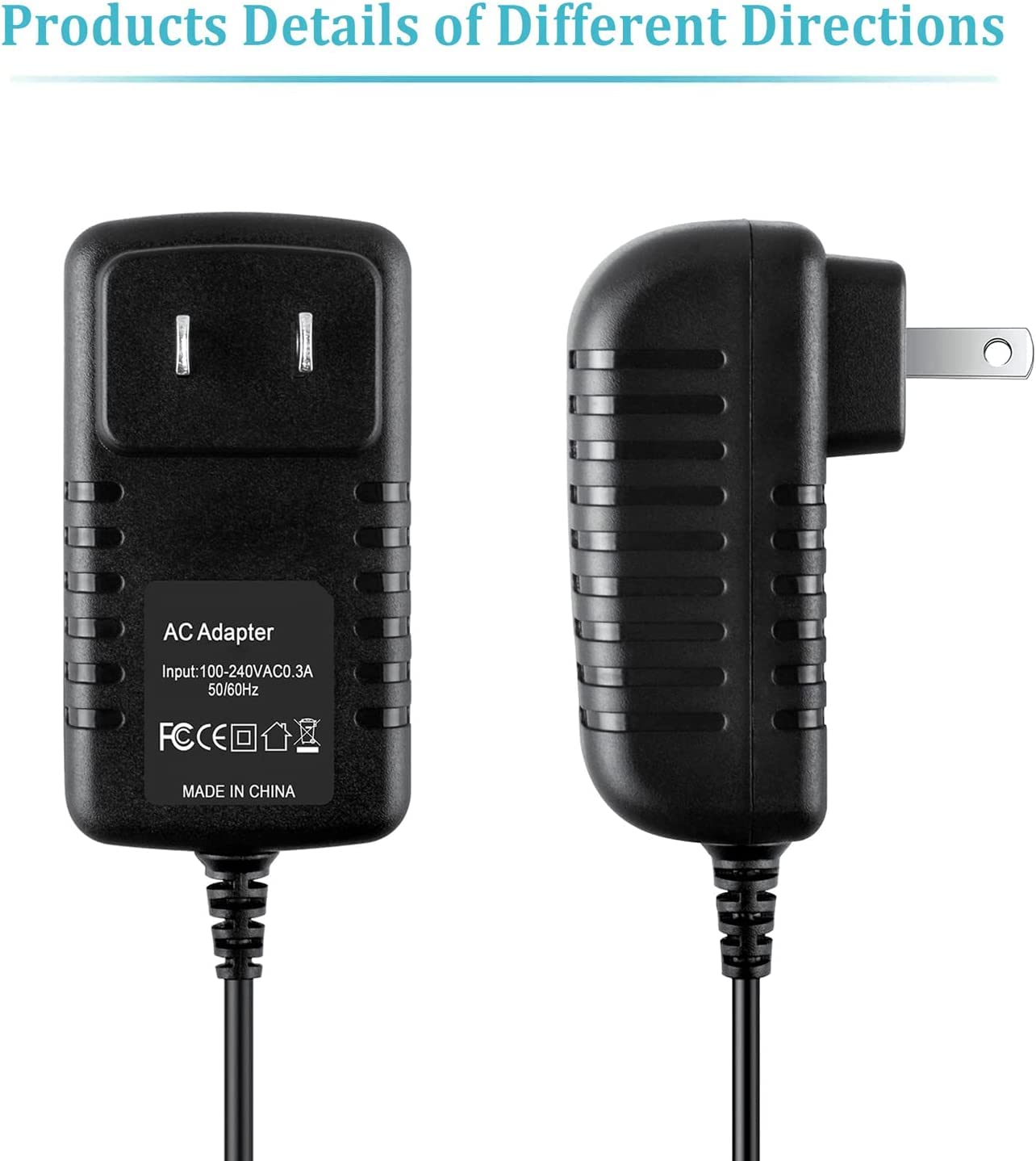Guy-Tech 5V AC/DC Adapter Compatible with Sanyo Xacti VPC-CA6 VPC-C6 VPC-C6EX VPC-C40EX VPC-C40E VPC-CG102 VPC-CG100 VPC-CG100EX VPC-CG100GX VPC-E760 VPCE760 Camera VPC-ZH1 VPC-SH1 VPC-WH1 VPC-ZH1R