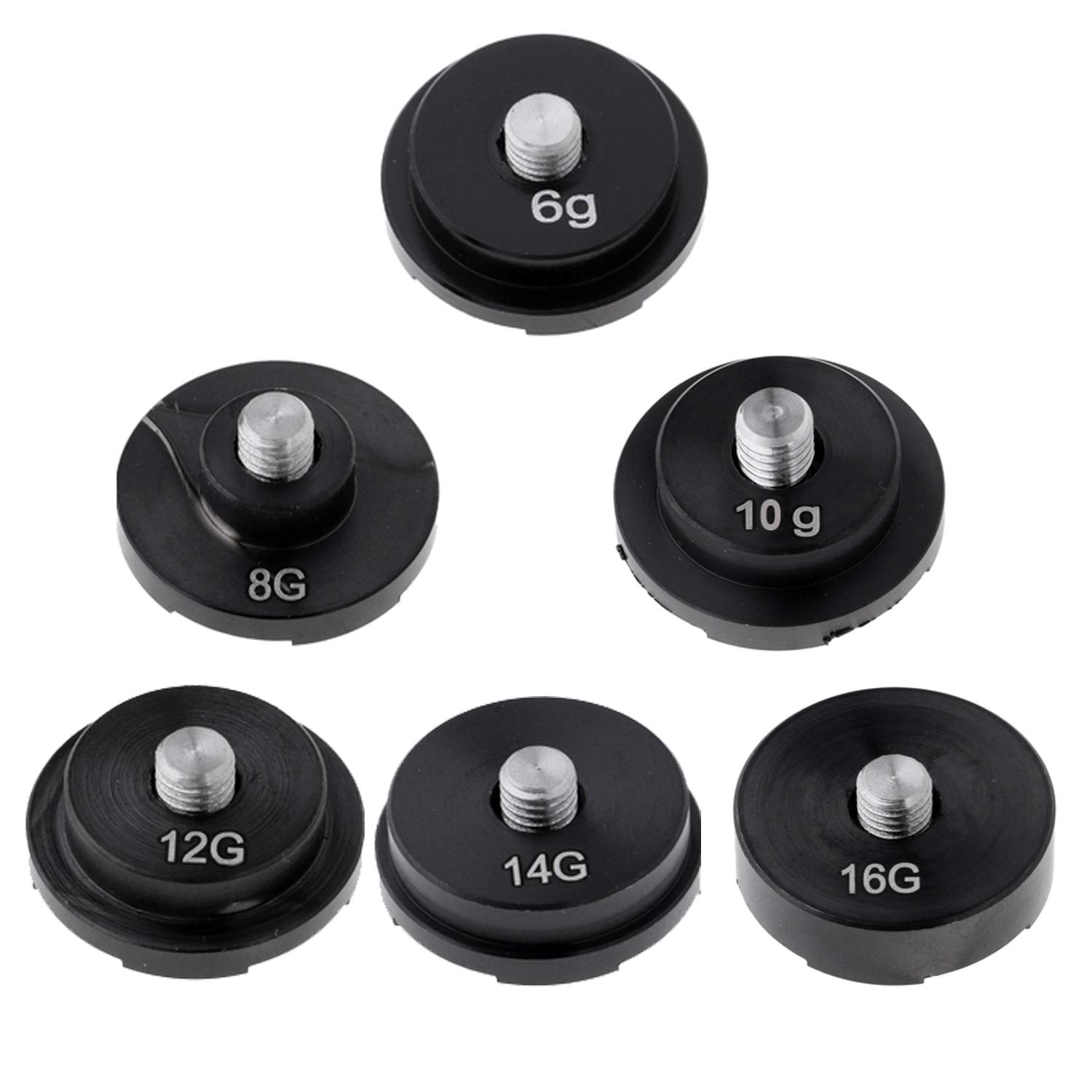 Golf Weights for Ping G 30 Driver Head Fairway Hybrid Clubs with Screw,6g 8g 10g 12g 14g 16g LS SF TEC 5# 3# FW Accessory (1 Pc x 6g)