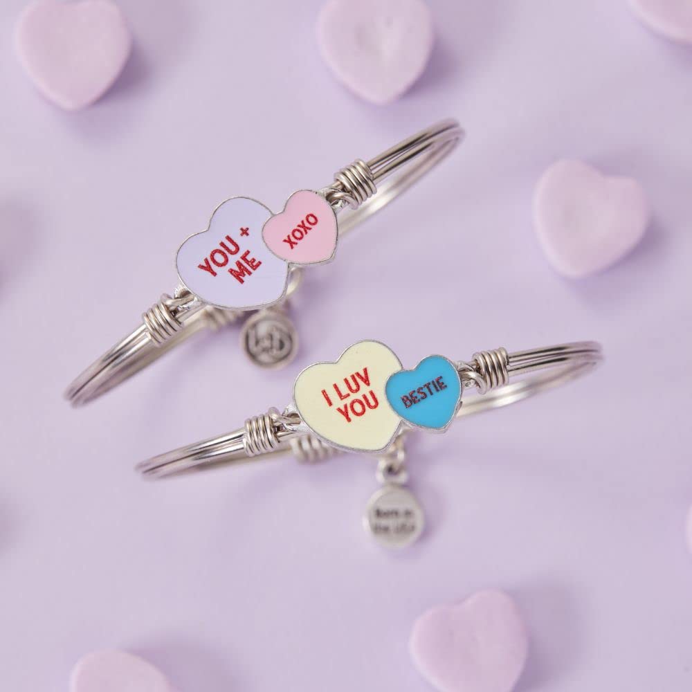 Luca + Danni Sweethearts® x You + Me XOXO Bangle Bracelet, Made in USA