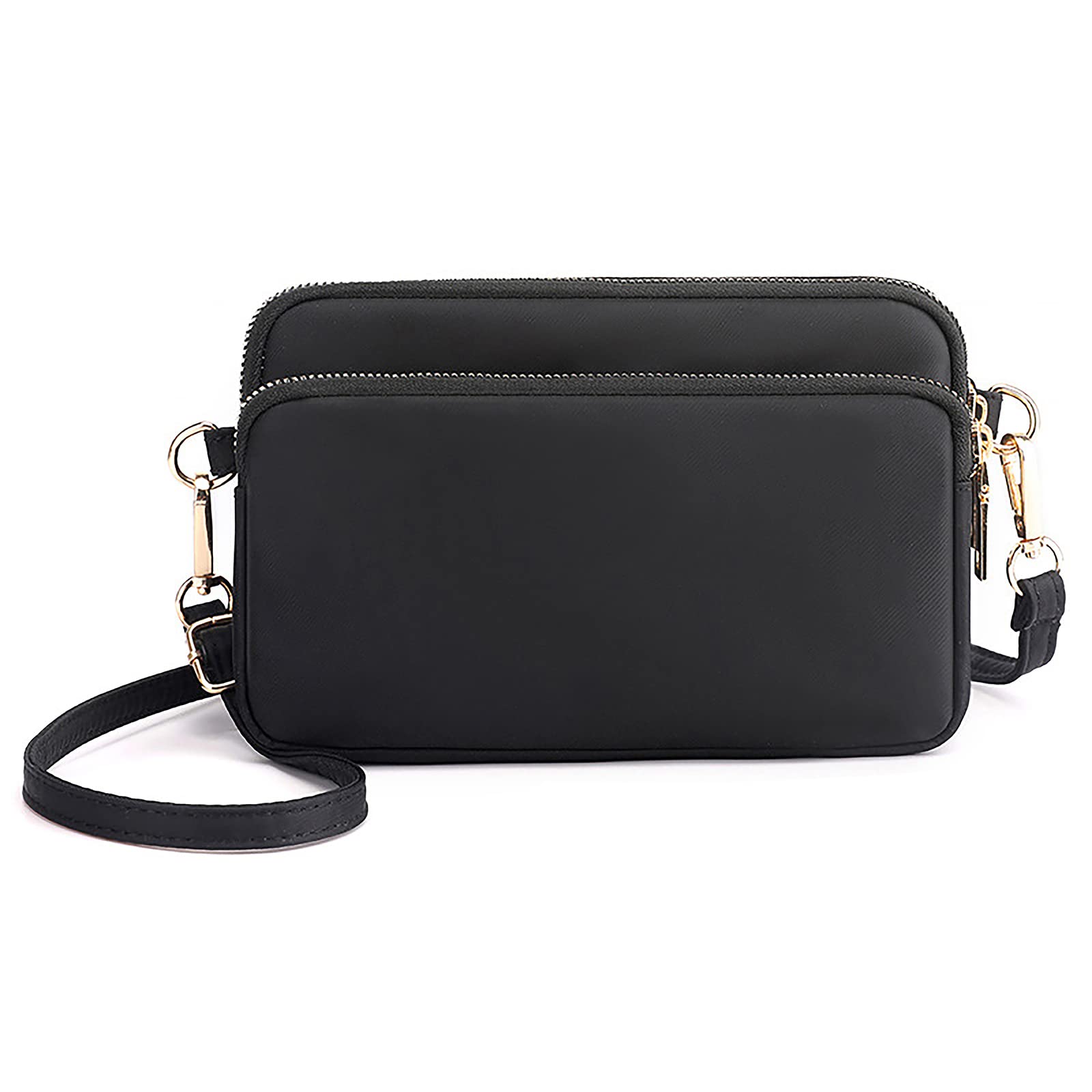 LassZone Women Cross Body Bag Small Shoulder Bag Phone Wallet Zipper Handbag Purse Adjustable Strap for Ladies