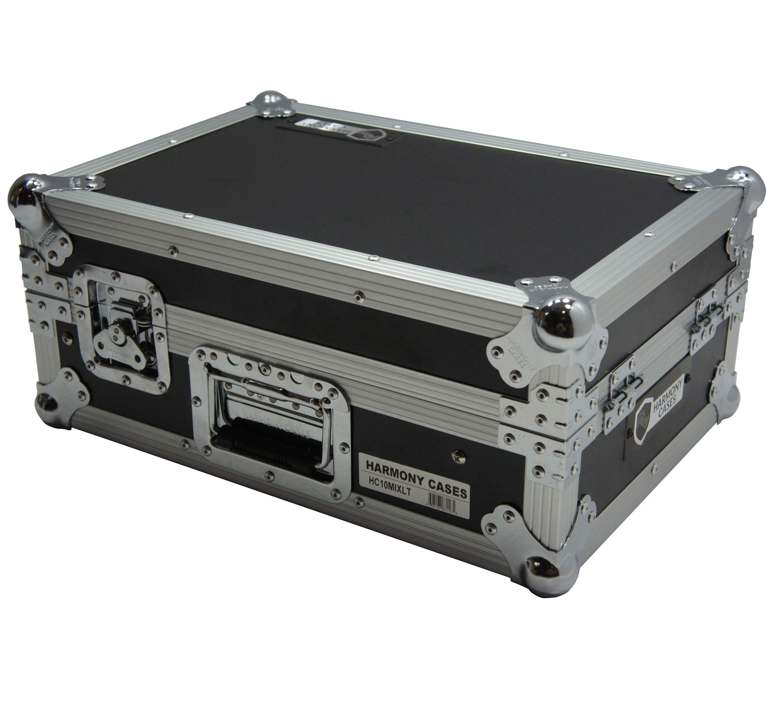 Harmony Audio HC10MIXLT Flight DJ Laptop Glide 10" Mixer Case Compatible with Behringer VMX100USB