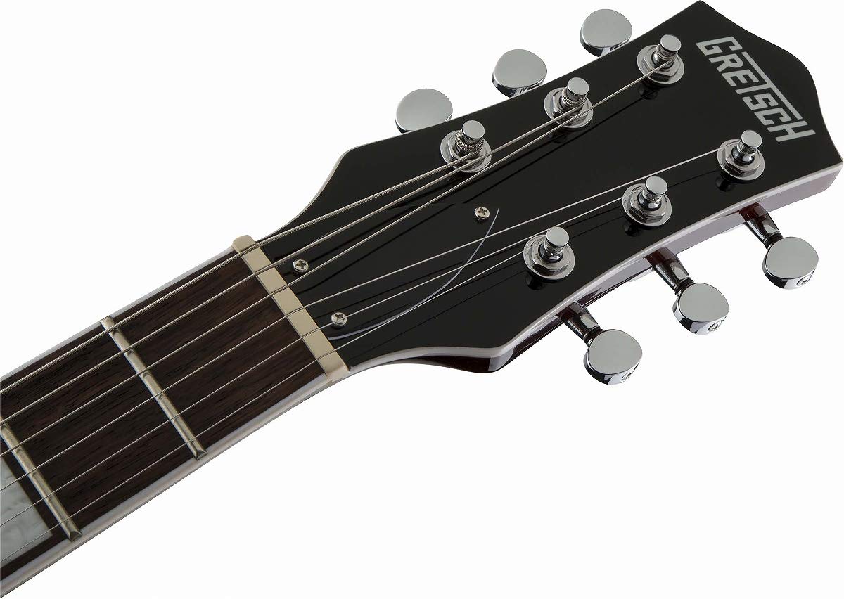 Gretsch G5220 Electromatic Jet BT Jade Grey Metallic w/V-Stoptail & Black Top Broad'Tron Pickups