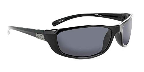 Optic Nerve - 2022 Premium & Affordable Polarized Sport Sunglasses for Men/Women, Backwoods Edition with Shiny Dark Demi Frame/Brown Lens